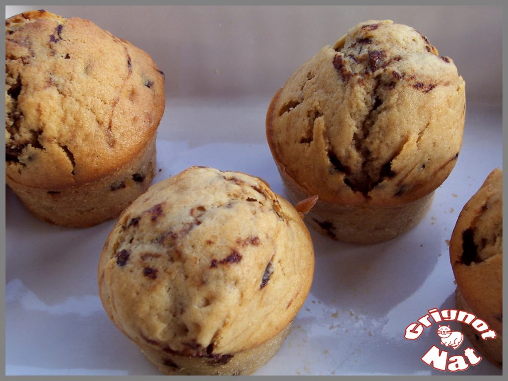 Muffins café et chocolat - Grignot-Nat