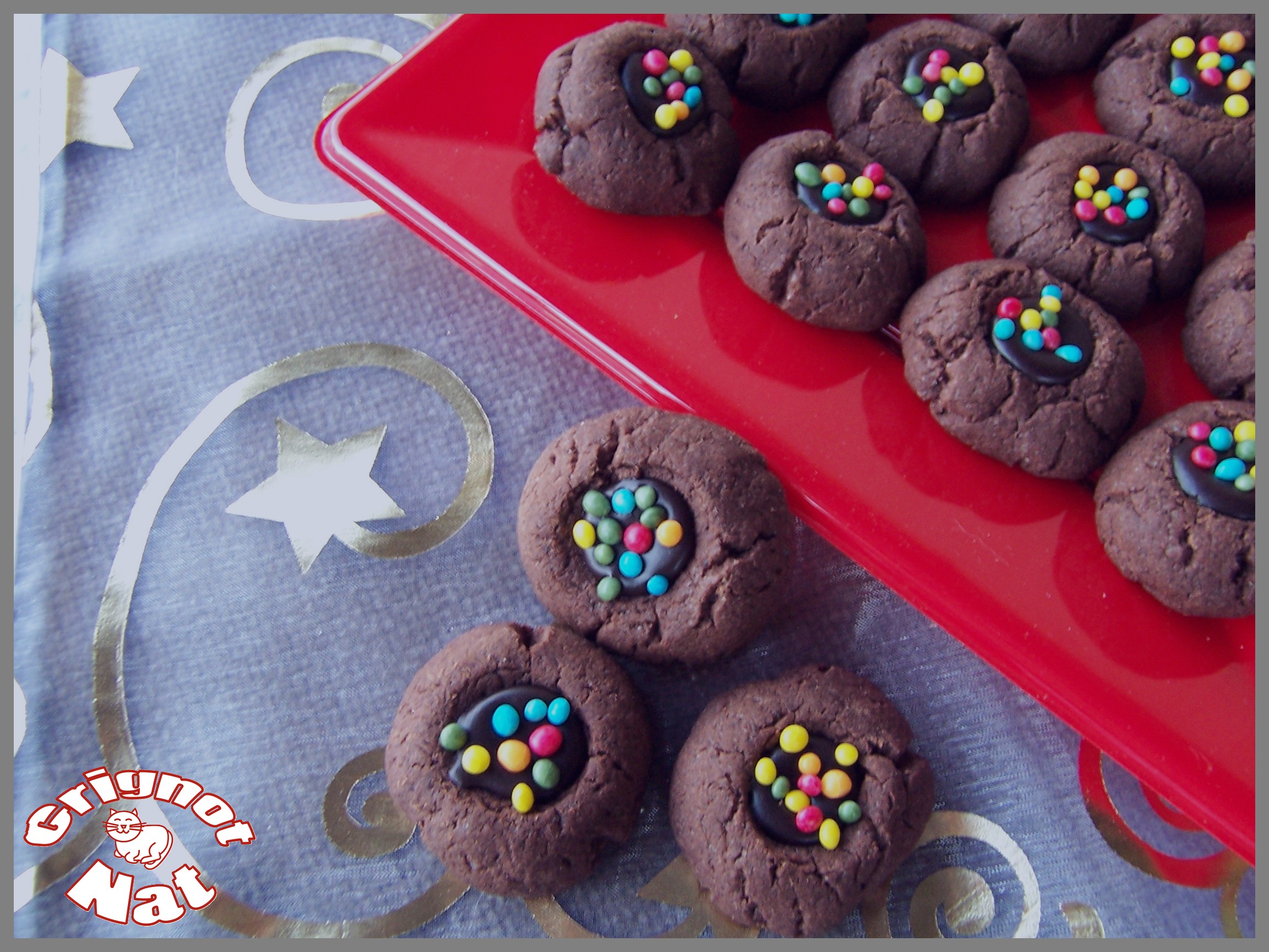 Cookies aux fruits rouges et au chocolat blanc - Grignot-Nat