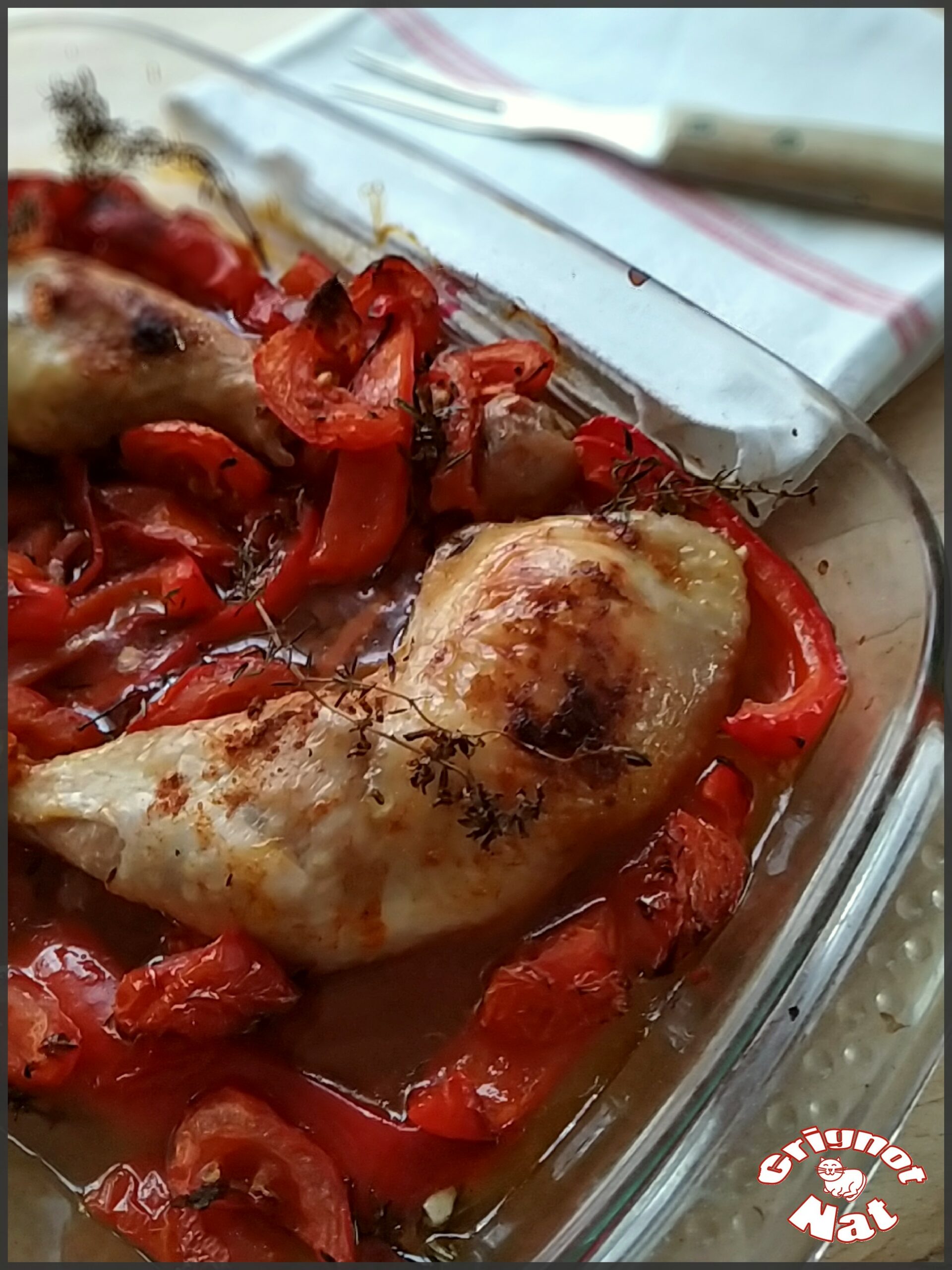 Cuisses de poulet au four - Grignot-Nat - Le Salé