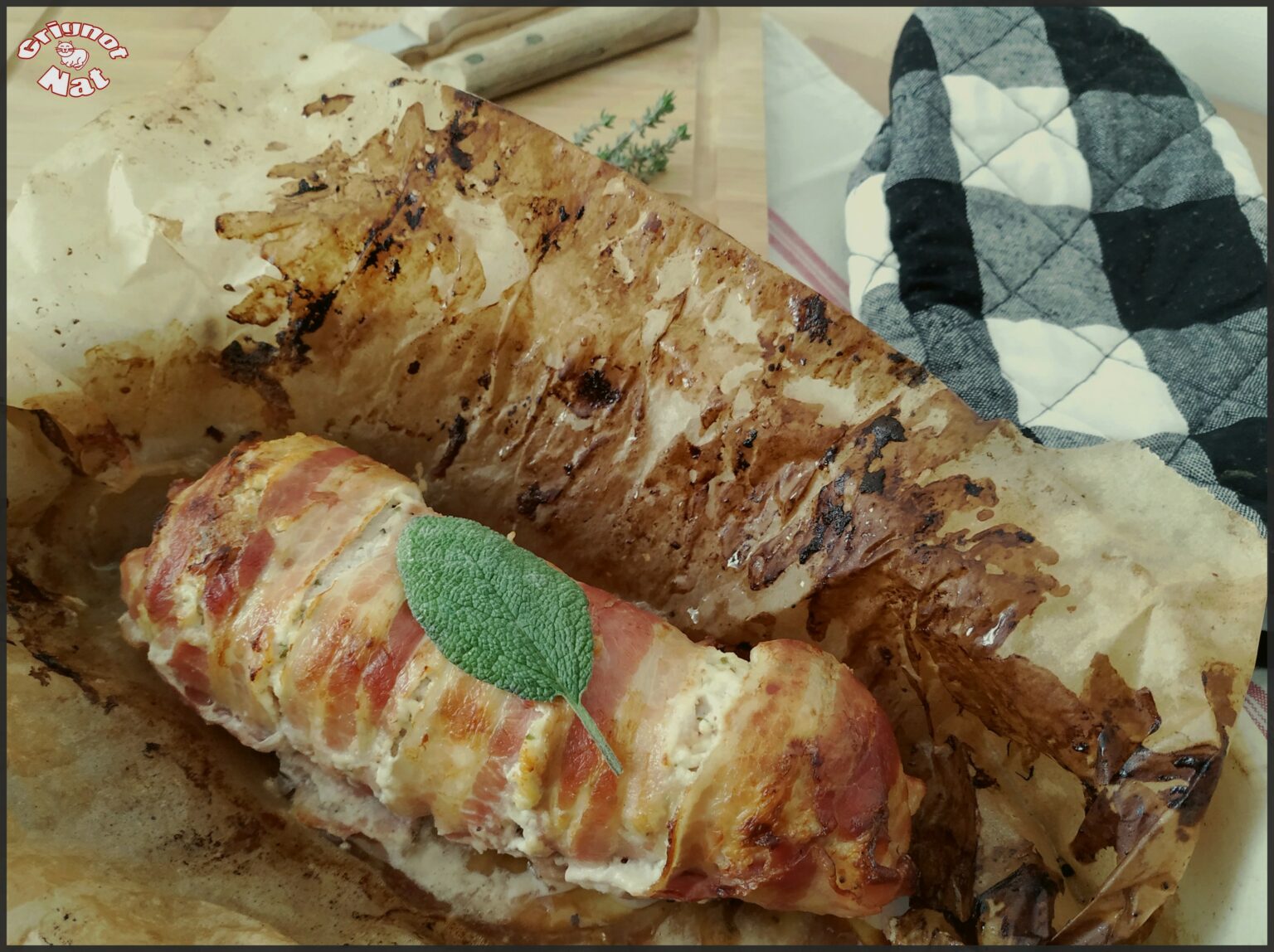 filet mignon au lard et au boursin - Grignot-Nat