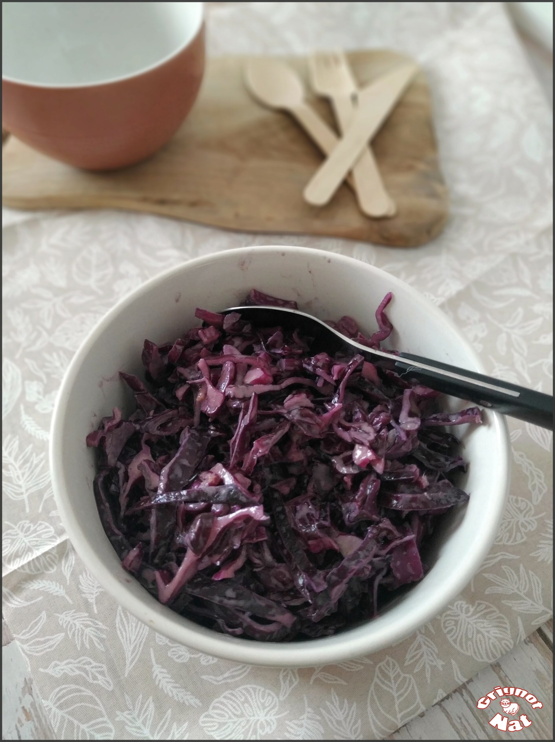 Salade de chou rouge - Grignot-Nat