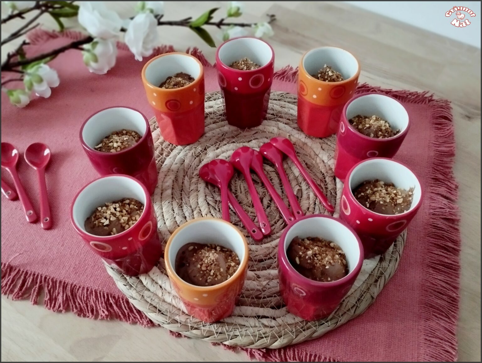 Carrés moelleux au chocolat et fruits rouges - Grignot-Nat